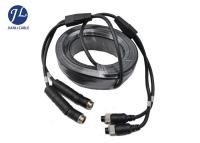 China 4 Copper Pin Connector Extension Aviation Cable With Waterproof Jacket for sale