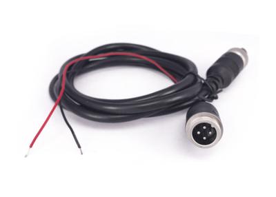 China Car Waterproof Rear View Safety 4 Pin Backup Camera System Aviation Cable for sale