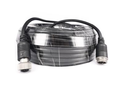 China M12 Socket 4 Pin Coiled Reversing Camera Extension Cable for sale