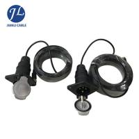 China Customized High End 7 Pin Rear View Camera Trailer Cable Connector for sale