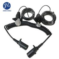 China Customized High End 7 Pin Rear View Camera Trailer Cable Connector for sale