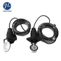 China Customized High End 7 Pin Rear View Camera Trailer Cable Connector for sale