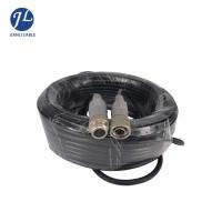 China Waterproof IP67 6 Pin Mini Din Male To  Female Camera Cable With Gold Plated Connector for sale