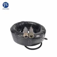 China Waterproof IP67 6 Pin Mini Din Male To  Female Camera Cable With Gold Plated Connector for sale
