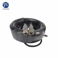 China Waterproof IP67 6 Pin Mini Din Male To  Female Camera Cable With Gold Plated Connector for sale