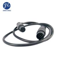 China Waterproof Rear View Camera System 9 PIN GX16 Aviation Cable , Male To Female Cable for sale