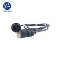 China PVC Insolation Aviation Cable , 4 Pin Extension Cable Wire For Rear View Reversing Car Bus Van Camera for sale