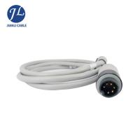 China OD 5.0mm 3.9 Inch 4 Pin Bulkhead Backup Camera Cable for sale