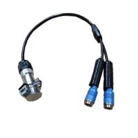 China OD 8.0MM Car Reverse Camera Cable Retractable Heavy Duty Trailer Coiled Lead For Backup Camera for sale