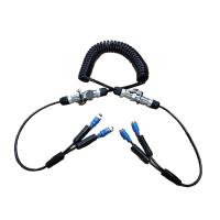 China ROHS Vision Systems Cable , Connector Equipment With Lock Device Aviation Plug 7 Pin Extension Cable for sale
