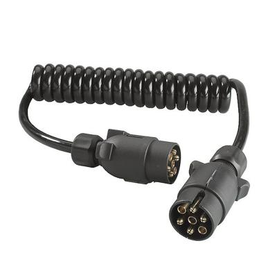 China Male To Female Extension 7 Pin Vision Systems Cable For Rearview Camera System for sale