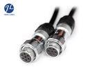China Truck Rear View Camera System Coiled Trailer Wire Heavy Duty Metal Connectors for sale
