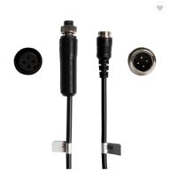 China Male To Female Car Rear View Camera Extension Video Cable for sale