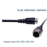 China Male To Female Car Rear View Camera Extension Video Cable for sale