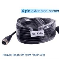 China Male To Female Car Rear View Camera Extension Video Cable for sale