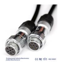 China Waterproof 5 Pin Trailer Power Cable With Metal Male Female Connector for sale