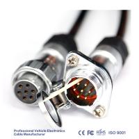 China Waterproof 5 Pin Trailer Power Cable With Metal Male Female Connector for sale