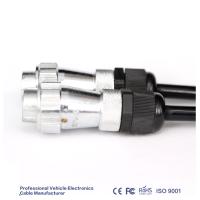 China Waterproof 5 Pin Trailer Power Cable With Metal Male Female Connector for sale