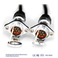 China Waterproof 5 Pin Trailer Power Cable With Metal Male Female Connector for sale