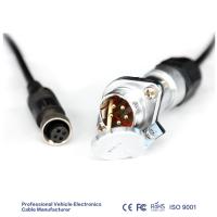 China Waterproof 5 Pin Trailer Power Cable With Metal Male Female Connector for sale