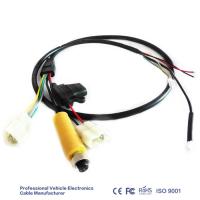 China Rear View Camera System Audio Video Cable Waterproof 4 Pin Aviation to Rca for sale