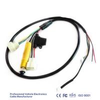 China Rear View Camera System Audio Video Cable Waterproof 4 Pin Aviation to Rca for sale