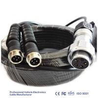 China Waterproof Car Rear View Backup Camera Cable 5 Pin Female To Female Trailer for sale