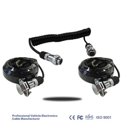 China 10M Din Male To Male Car Reversing Camera Cable With 7 Pin Plastic Core for sale