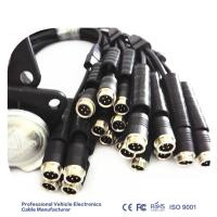 China 7 Pin 8.0MM Trailer Plug Cable Aviation Micro Male Flexible PVC Insulation for sale