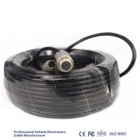 China Waterproof Mini Din Pinout Plug Shieled 6 Pin Vehicle Mobile Camera Cable for sale