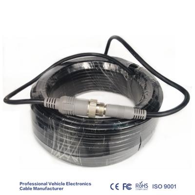 China Mini DIN Spiral Electrical Wire 4 Video Input 28 AWG 5 Pin for sale