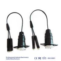 China Male and Female M12 7 Pin Video Power Cable For Rear View Backup Camera System for sale