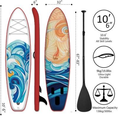 China Inflatable Sup Stand Up Paddle Board For Lakes And River for sale