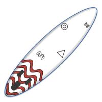 China Ocean Waters Paddleboard Surfboard Air Surf Custom Inflatable Stand Up Paddle Board for sale