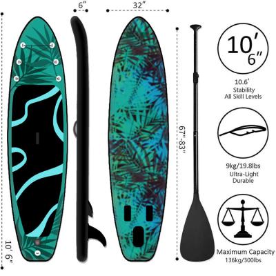 China Inflatable Sup Touring Sup Board Floating Surfboard With Paddle 30lbs for sale