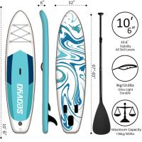 China High Pressure Drop Stitch Inflatable Surfboard Sup Fishing Paddle Board for sale