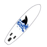 China Drop Stitch Inflatable Paddle Sup Boards 17.5lbs For Water Sports Area for sale