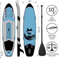 China Customize Sup Water Inflatable Surfing Board With Paddle for sale