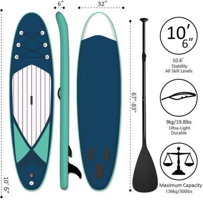 China Inflatable Surfboard Sup Stand Up Paddle Board 10'6''X32''X6'' for sale