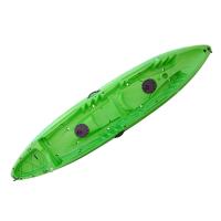 China LLDPE Sit On Top Plastic Kayak 600 Lb Capacity Double Seat 2 Person Tandem Fishing for sale
