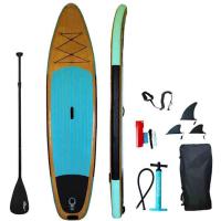 China Huarui Water Sports PVC Stand Up surfboard Inflatable SUP Paddle Board for sale