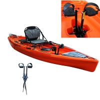 China single sit on top fishing kayak pedal drive LLDPE 3m pedal kayak with aluminum seat for sale