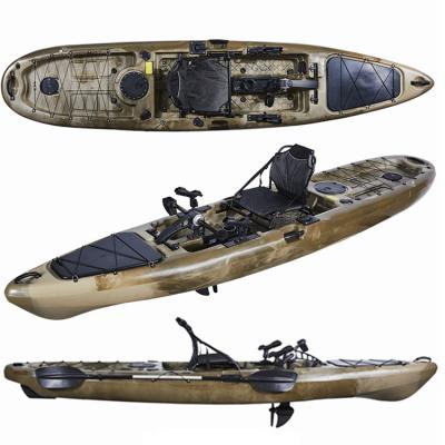 China One Person Sit On Top Foot Pedal Single Fishing Pedal Kayak With Pedals And Seat for sale