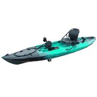 China Single Person Fishing Pedal Kayaks LLDPE HDPE 180kgs Sit On Top Kayak for sale