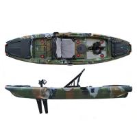 China HDPE LLDPE Single Person Sea Fishing Kayak With Pedal 264 Lbs for sale