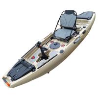 China HDPE LLDPE Single Person Sea Fishing Kayak With Pedal 264 Lbs for sale