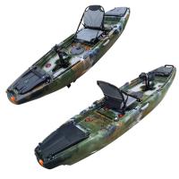 China HDPE LLDPE Single Person Sea Fishing Kayak With Pedal 264 Lbs for sale
