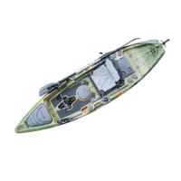 China Plastic Fishing Paddle Kayak Boat Single Person Sit On Top 3.38m*0.87m for sale
