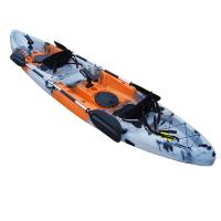 China Elkton Outdoors Tandem Fishing Kayak Two Person Double Touring 3.7m*0.86m for sale