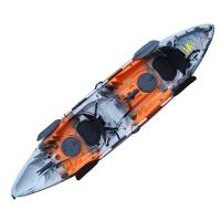 China Elkton Outdoors Tandem Fishing Kayak Two Person Double Touring 3.7m*0.86m for sale